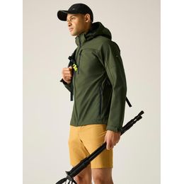 Regatta Softshelljacke "Arana" in Khaki - 72% | Gr&ouml;&szlig;e S | Herren-outdoorjacken