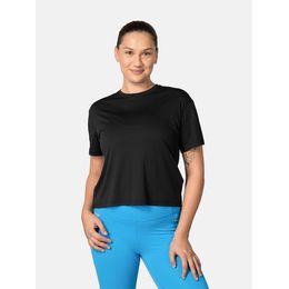 KARI TRAA Trainingsshirt "Una" in Schwarz - 31% | Gr&ouml;&szlig;e XL | Damen-outdoor-tops-shirts