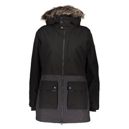 O`Neill O'Neill Ski-/ Snowboardjacke in Schwarz/ Grau - 74% | Gr&ouml;&szlig;e M | Damen-outdoorjacken