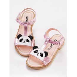 Denokids Sandalen "Panda" in Rosa - 80% | Gr&ouml;&szlig;e 29 | Kindersandalen