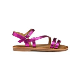 Geox Leder-Sandalen "Eolie" in Lila - 39% | Gr&ouml;&szlig;e 31 | Kindersandalen