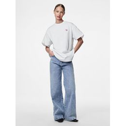 Pieces Shirt in Wei&szlig; - 40% | Gr&ouml;&szlig;e L | Damen-tops