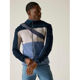 Regatta Fleecejacke "Elram" in Blau - 71% | Gr&ouml;&szlig;e L | Herren-pullover-sport