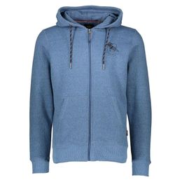 PETROL INDUSTRIES Sweatjacke in Hellblau - 56% | Gr&ouml;&szlig;e M | Herren-sweatshirts-jacken