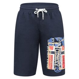Geographical Norway Bermudas "Paytorn" in Dunkelblau - 67% | Gr&ouml;&szlig;e L | Herren-plussize