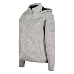 Maison Montaigne Softshelljacke "Theimai" in Grau - 72% | Gr&ouml;&szlig;e L | Damen-outdoorjacken