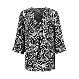 Sublevel Bluse in Schwarz/ Wei&szlig; - 65% | Gr&ouml;&szlig;e S | Damen-blusen