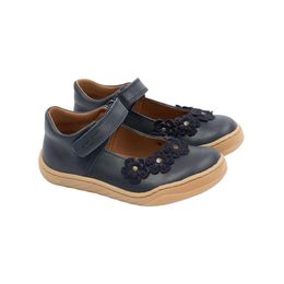 POM POM Leder-Barfu&szlig;schuhe in Dunkelblau - 51% | Gr&ouml;&szlig;e 26 | Kinderballerinas