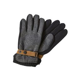Camel Active Handschuhe in Schwarz/ Grau - 47% | Gr&ouml;&szlig;e M | Herren-handschuhe
