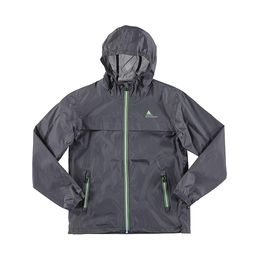 Peak Mountain Regenjacke in Grau - 60% | Gr&ouml;&szlig;e 164 | Kinder-outdoor-jacken