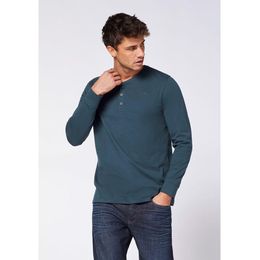 POLO SYLT Longsleeve in Dunkelblau - 53% | Gr&ouml;&szlig;e S | Herrenshirts