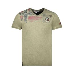 Geographical Norway Shirt "Jamo" in Khaki - 66% | Gr&ouml;&szlig;e M | Herren-plussize