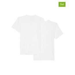 Marc O'Polo Marc O ́Polo 2er-Set: Shirts in Wei&szlig; - 49% | Gr&ouml;&szlig;e XL | Herren-plussize