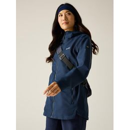 Regatta Regenjacke "Hamara IV" in Dunkelblau - 66% | Gr&ouml;&szlig;e 48 | Damen-outdoorjacken