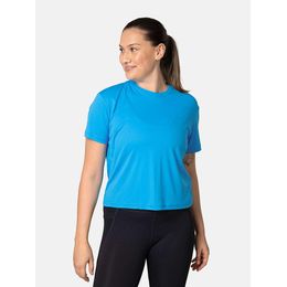 KARI TRAA Trainingsshirt "Una" in Blau - 31% | Gr&ouml;&szlig;e M | Damen-outdoor-tops-shirts