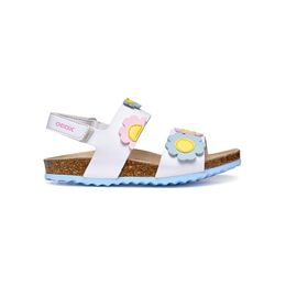 Geox Sandalen "Adriel" in Wei&szlig;/ Bunt - 38% | Gr&ouml;&szlig;e 24 | Kindersandalen
