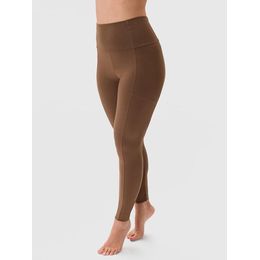 Les Lunes Trainingsleggings "Luna Active" in Braun - 81% | Gr&ouml;&szlig;e L | Damen-sporthosen