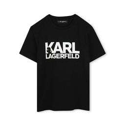 Karl Lagerfeld Kids Shirt in Schwarz - 35% | Gr&ouml;&szlig;e 92 | Kinder-oberteile