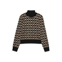 V&eacute;ro Moda Vero Moda Pullover in Beige/ Schwarz - 55% | Gr&ouml;&szlig;e XS | Damen-pullover-cardigans