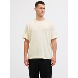 Jack & Jones Jack & Jones Shirt "Jorbillyburg Photo" in Creme - 40% | Gr&ouml;&szlig;e XL | Herren-plussize
