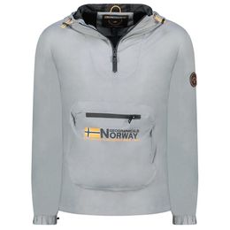 Geographical Norway &Uuml;bergangsjacke "Caldero" in Grau - 78% | Gr&ouml;&szlig;e M | Herren-plussize