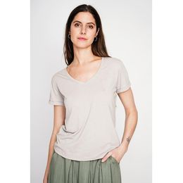 ASSUILI Shirt in Creme - 71% | Gr&ouml;&szlig;e 40 | Damen-tops