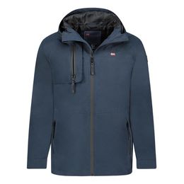 Geographical Norway &Uuml;bergangsjacke "Bunto" in Dunkelblau - 78% | Gr&ouml;&szlig;e L | Herren-plussize