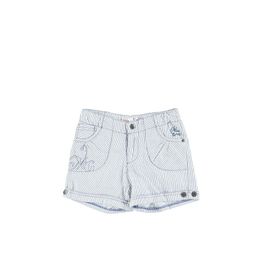Peak Mountain Shorts in Wei&szlig;/ Blau - 68% | Gr&ouml;&szlig;e 116 | Kinderhosen
