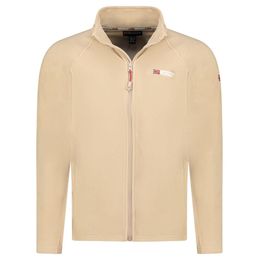 Geographical Norway Fleecejacke "Tug" in Beige - 73% | Gr&ouml;&szlig;e XL | Herren-pullover-sport