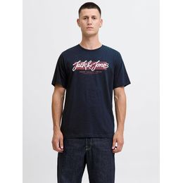 Jack & Jones Jack & Jones Shirt "Urban" in Dunkelblau - 36% | Gr&ouml;&szlig;e L | Herren-plussize