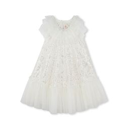 Billieblush Kleid in Creme - 55% | Gr&ouml;&szlig;e 104 | Kinderkleider