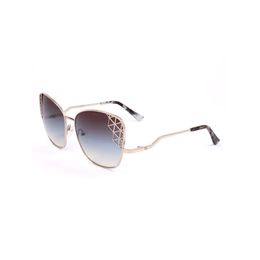 Guess By Marciano Damen-Sonnenbrille in Gold/ Lila-Hellblau - 64% | Gr&ouml;&szlig;e 61 | Damen-brillen