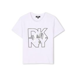 DKNY Shirt in Wei&szlig;/ Silber - 51% | Gr&ouml;&szlig;e 104 | Kinder-oberteile
