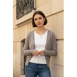 ASSUILI Cardigan in Taupe - 67% | Gr&ouml;&szlig;e 34 | Damen-pullover-cardigans