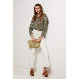 Lin Passion Hemd in Khaki - 73% | Gr&ouml;&szlig;e 34/36 | Damen-blusen
