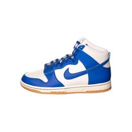 Nike Leder-Sneakers "Dunk Hi Retro SE" in Wei&szlig;/ Blau - 31% | Gr&ouml;&szlig;e 43 | Herrensneakers