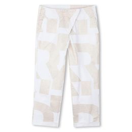DKNY Hose in Wei&szlig;/ Gold - 54% | Gr&ouml;&szlig;e 116 | Kinderhosen
