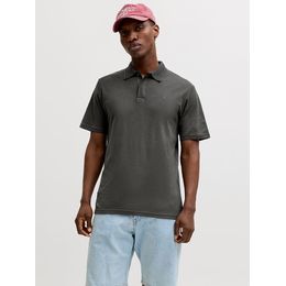 Jack & Jones Jack & Jones Poloshirt "Crodney" in Anthrazit - 46% | Gr&ouml;&szlig;e L | Herren-plussize