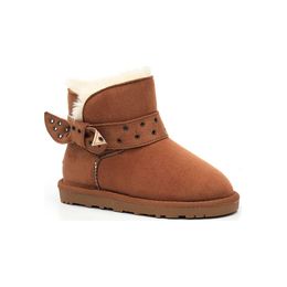 ISLAND BOOT Winterboots "Erikana" in Hellbraun - 82% | Gr&ouml;&szlig;e 32 | Kinderstiefel