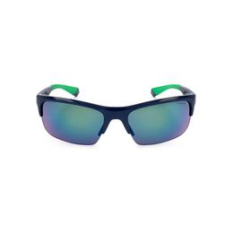 Polaroid Unisex-Sonnenbrille in Dunkelblau/ Blau - 51% | Gr&ouml;&szlig;e 64 | Brillen-herren