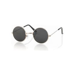 Lucky Bees Kinder-Sonnenbrille in Silber/ Schwarz - 62% | Brillen