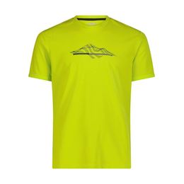 CMP Funktionsshirt in Gelb - 44% | Gr&ouml;&szlig;e 58 | Herren-sportshirts