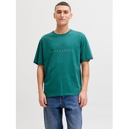 Jack & Jones Jack & Jones Shirt "Star" in T&uuml;rkis - 38% | Gr&ouml;&szlig;e S | Herren-plussize