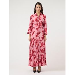 Y.A.S YAS Kleid in Rosa/ Rot - 50% | Gr&ouml;&szlig;e XL | Damen-kleider