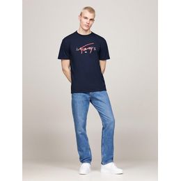 Tommy Jeans Shirt in Dunkelblau - 19% | Gr&ouml;&szlig;e L | Herren-plussize