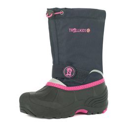 Trollkids Winterboots "Telemark Winter Boot XT" in Dunkelblau/ Pink - 44% | Gr&ouml;&szlig;e 35 | Kinderstiefel