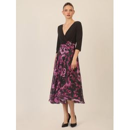 Apart Kleid in Schwarz/ Lila - 66% | Gr&ouml;&szlig;e 40 | Damen-kleider