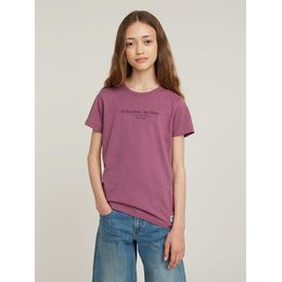 G-Star Raw G-Star Shirt in Lila - 49% | Gr&ouml;&szlig;e 116 | Kinder-oberteile