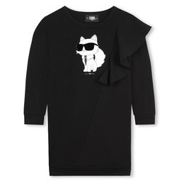 Karl Lagerfeld Kids Kleid in Schwarz - 55% | Gr&ouml;&szlig;e 176 | Kinderkleider