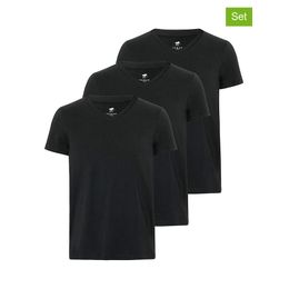 POLO SYLT 3er-Set: Shirts in Schwarz - 54% | Gr&ouml;&szlig;e L | Herren-plussize